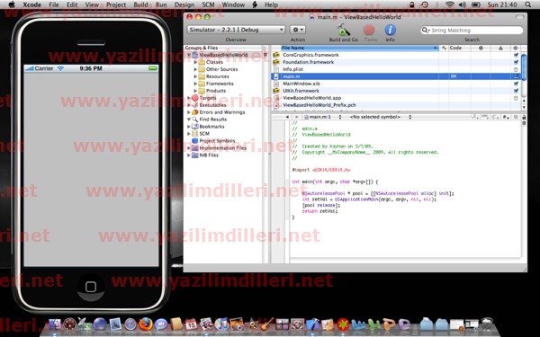 IPhone Hello World Uygulaması - Makale - Yazılım Dilleri