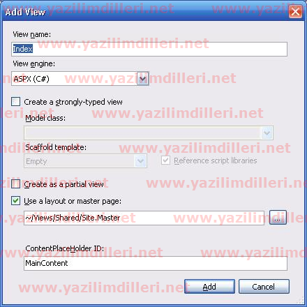 Asp.Net MVC Controller - Makale - Yazılım Dilleri