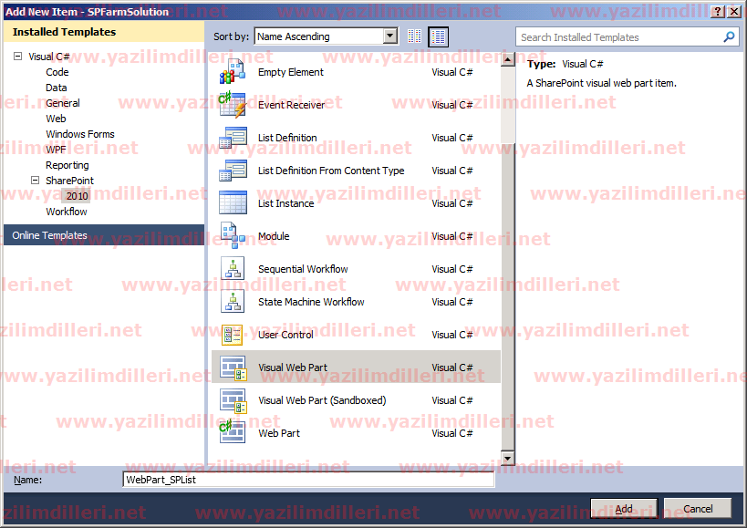 Sharepoint 2010 SPList Sınıfı - Makale - Yazılım Dilleri