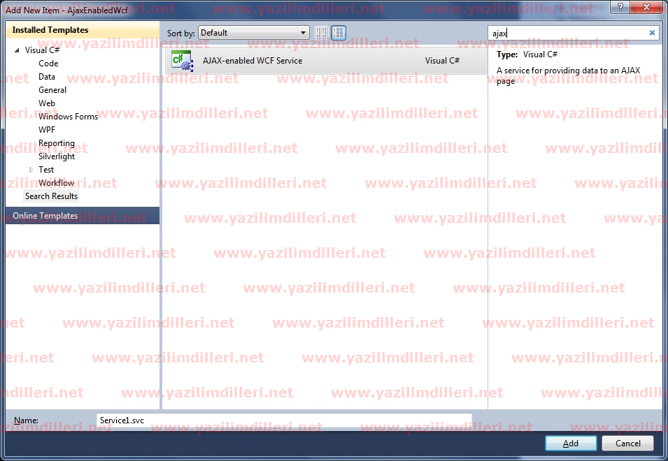AJAX-enabled WCF Services - Makale - Yazılım Dilleri AJAX-enabled WCF Services - Makale - Yazılım Dilleri